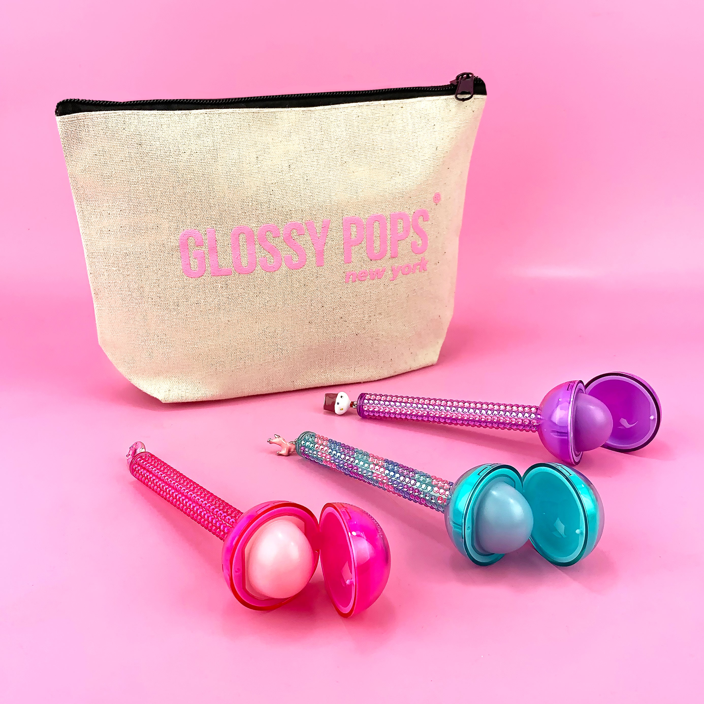 Hey Sweetie DONUT/CUPCAKE/UNICORN/ IVORY POUCH – Glossy Pops